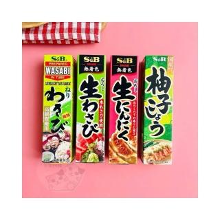 【S&B】日本 S&B愛思必 柚子胡椒醬 40g/生蒜泥 43g