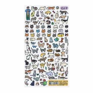 ZERO PER ZERO Diary Sticker Cat 手帳裝飾貼紙 ( 貓咪 )