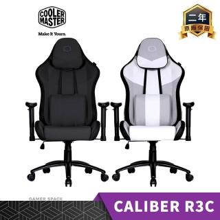 【Cooler Master 酷碼】CALIBER R3C 涼感 電競椅 黑色 灰白色 記憶海綿 防貓抓