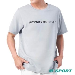 【MISPORT 運動迷】台灣製 運動上衣 T恤-ULTIMATEMisport(MIT立體機能棉衣 排汗衣)