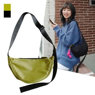 【MoonDy】包包 胸包 肩背包 單肩包 斜背包 斜肩包 水餃包 百搭包包 胸口包 隨身小包 休閒背包 日系包包