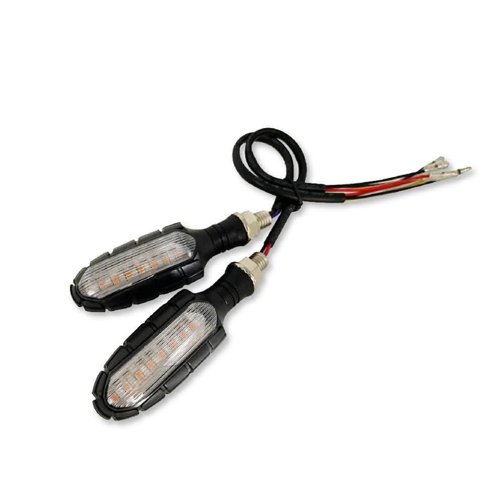 【SLO】手榴彈流光方向燈 (日行燈 方向燈 剎車燈 流水 LED 整合 檔車 仿賽 重機 通用 雷霆 DRG FORCE)