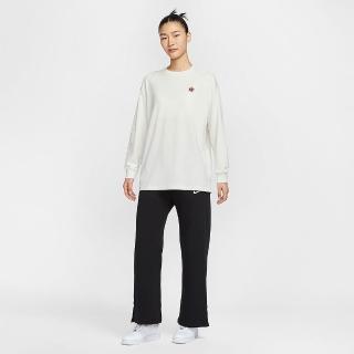【NIKE 耐吉】Nike AS W NSW LS TOP OS VDAY GCEL 情人節蘋果愛心刺繡長T 米白 女款(IB1670-133)