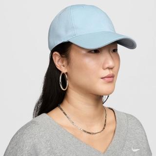 【NIKE 耐吉】NIKE Club Unstructured Cap 可調帽圍 刺繡 老帽 寶寶藍(FZ5698-440)