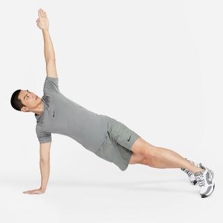 【NIKE 耐吉】Nike Pro DRI-FIT緊身短袖健身上衣 灰色 男款(FB7933-084)