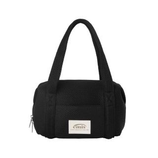 【emis】韓國 emis MESH MINI DUFFLE BAG 韓製 迷你網眼圓筒包 黑色BLACK
