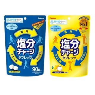 【Kabaya 卡巴】日本 Kabaya 卡巴 鹽份補給糖 檸檬鹽味糖 81g