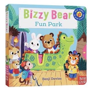 硬頁遊戲書 Bizzy Bear: Fun Park 附故事音檔(QR code聽音檔)