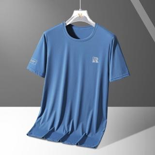 2025夏季 L-8XL 130公斤大呎碼 情侶款 T恤 短袖T恤 運動T恤 冰絲衣 冰絲涼感上衣 短袖 短袖上衣 健身衣 彈力T恤 吸濕排汗衣 釣魚衣