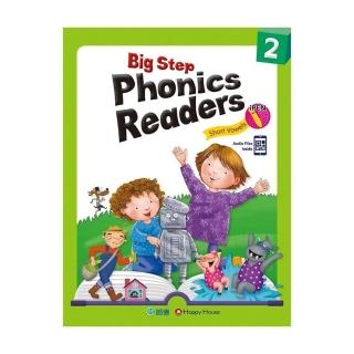 【師德文教】Big Step Phonics Readers 2 附全書音檔QR CODE 支援iPEN點讀筆
