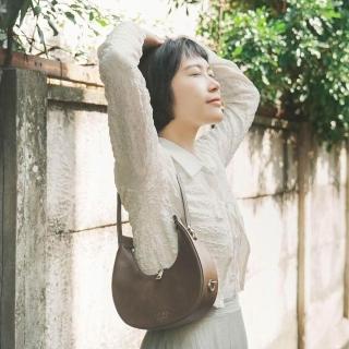 CALTAN DESIGN | 記憶初月真皮腋下包 234075 htcl (真皮 皮包 包包 穿搭 腋下包 手提包 手拎包 簡約 復古 百搭 )