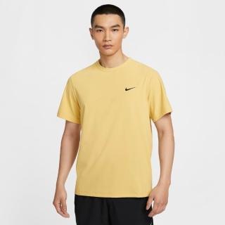 【NIKE 耐吉】Homieee Nike HYVERSE AS M NK DF UV 品牌logo圓領舒適短袖T恤 男款 黃色 DV9840-700