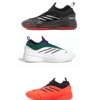 【adidas 愛迪達】小飛人潮流 ADIDAS DAME 9 Halloween 萬聖節 男鞋 黑 紅 漆皮 IH3573