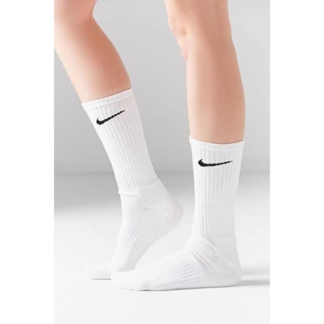 【NIKE 耐吉】NIKE EVERYDAY LIGHTWEIGHT SOCK 長襪黑白 SX7676-010 SX7676-100