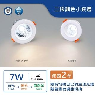 【DanceLight 舞光】LED 7W 三段調色小崁燈 LED-9DOC7SW