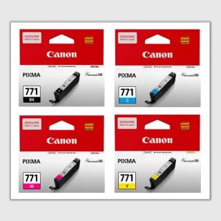 【Canon】★CLI-771 C M Y BK 藍 紅 黃 相片黑 原廠墨水匣 機型 MG5770 MG6870 MG7770 TS5070 TS6070 TS8070