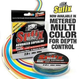 SUFIX 832 PE線 100m6連5色