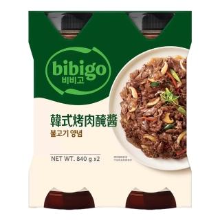 【CJ bibigo】韓式醃烤調味醬 840g 2入 烤肉醬 微辣爽口