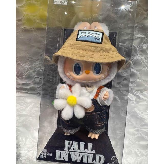 【POPMART 泡泡瑪特】Labubu 糖膠毛絨公仔 春天野在家 小春 17cm 系列泡泡瑪特 拉布布 糖膠 掛件 毛絨 公仔 公仔 全新