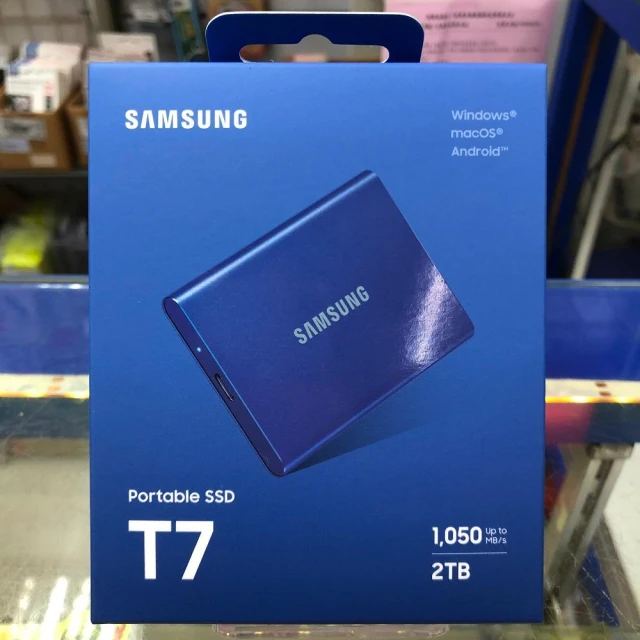 【Samsung 三星】T7 2T 2TB Type-C USB3.2 Gen2 外接式 SSD 固態硬碟 移動固態硬碟 外接式硬碟 行動硬碟