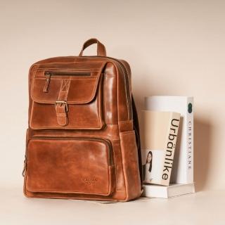 CALTAN DESIGN | 真皮極致多功能後背包 5299 三色(真皮 皮包 包包 穿搭 後背包 大容量)