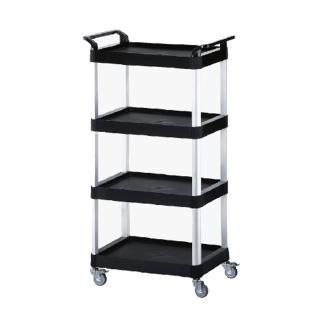 康得倫KTL 輕巧型四層工作車 黑色 /台 KT-168-4