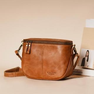 CALTAN DESIGN | 拼接小斜背包 5460 五色(真皮 皮包 包包 穿搭)
