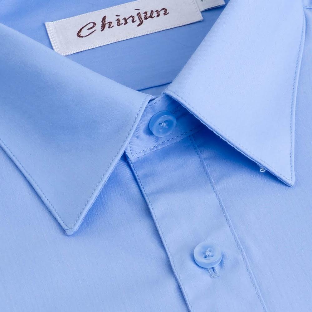【CHINJUN】勁榮抗皺襯衫-短袖 男襯衫 白襯衫 商務 口袋 硬領