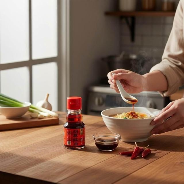 【日本九鬼】四罐入芳醇胡麻辣油(45g/罐)料理調味麻辣油日本原裝進口冷壓萃取芝麻油無添加食品添加劑高品質濃芝麻辣油涼拌煎煮清炒調味