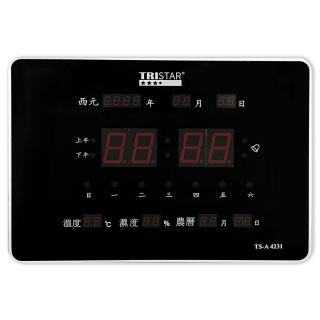 【TRISTAR】TRISTAR TS-A4231 LED電子萬年曆 整點報時 日期農曆星期溫度顯示 4組鬧鐘