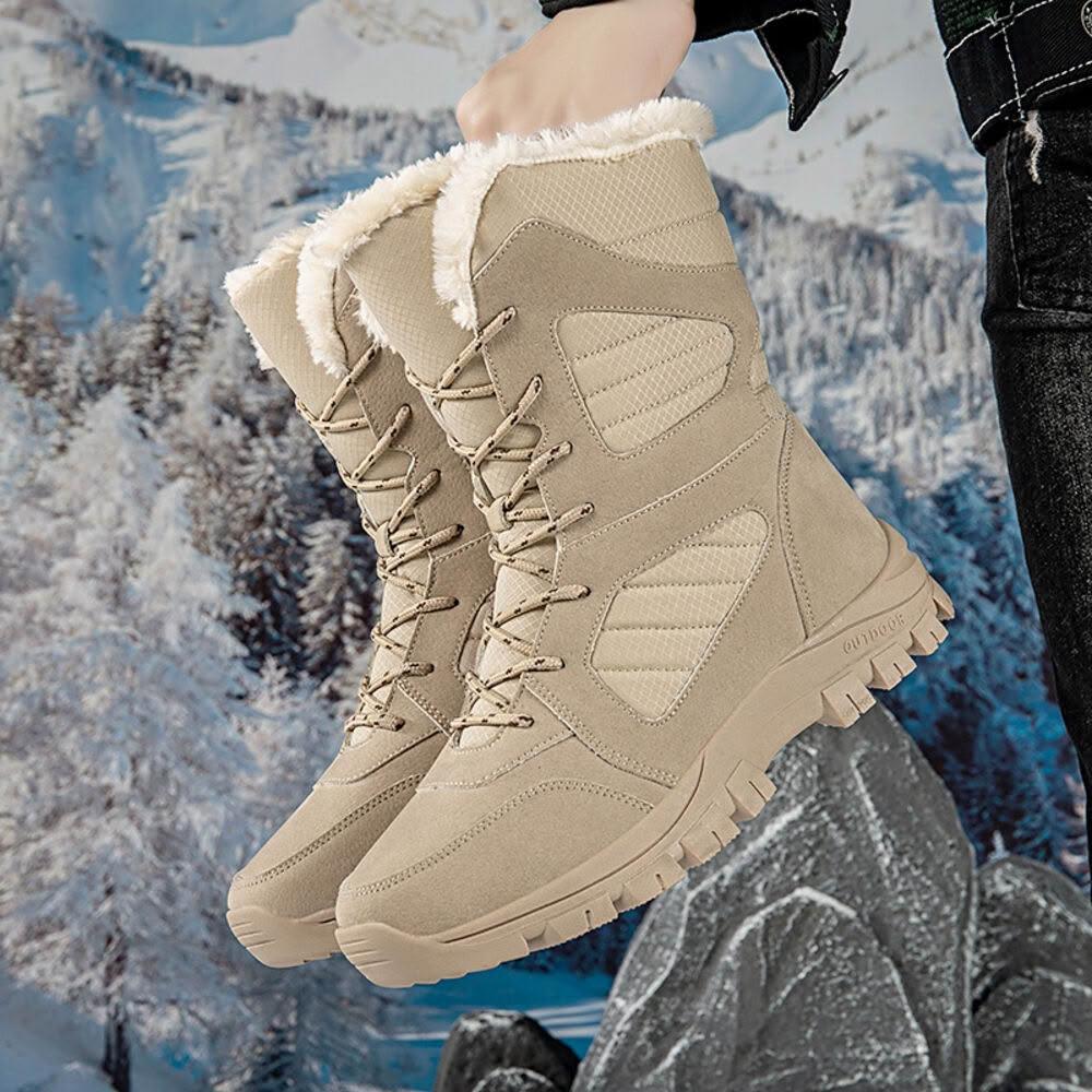 防水鞋女韓國復古寬楦運動鞋黑色厚底增高學生休閑鞋戶外加絨保暖雪靴防滑耐磨登山鞋輕量透氣慢跑鞋軟底緩震健走鞋大尺碼舒適鞋子