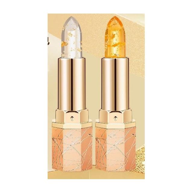 Iman美妝DHDH閃亮果凍溫變口紅滋潤保溼持久不脫妝不脫色防水防汗變色脣膏