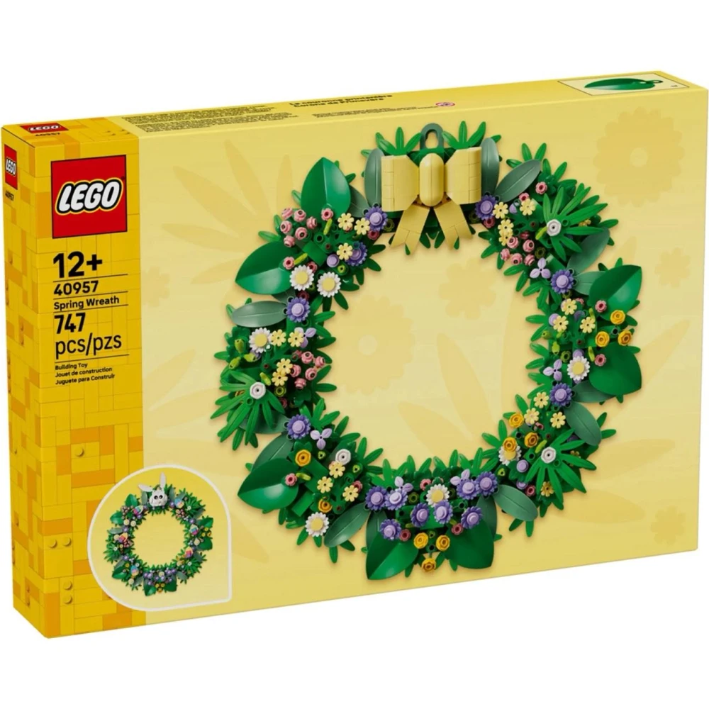 【LEGO 樂高】40957 春季花圈 Spring Wreath 樂高® Iconic系列